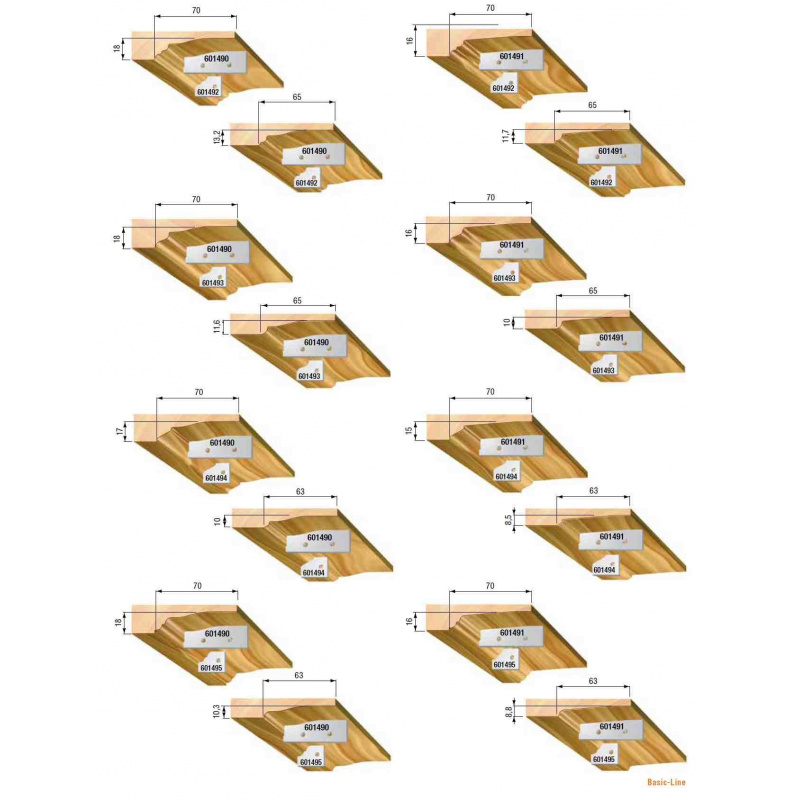 Panel raising cutterhead steel body (Bottom) bore 35mm | Stark